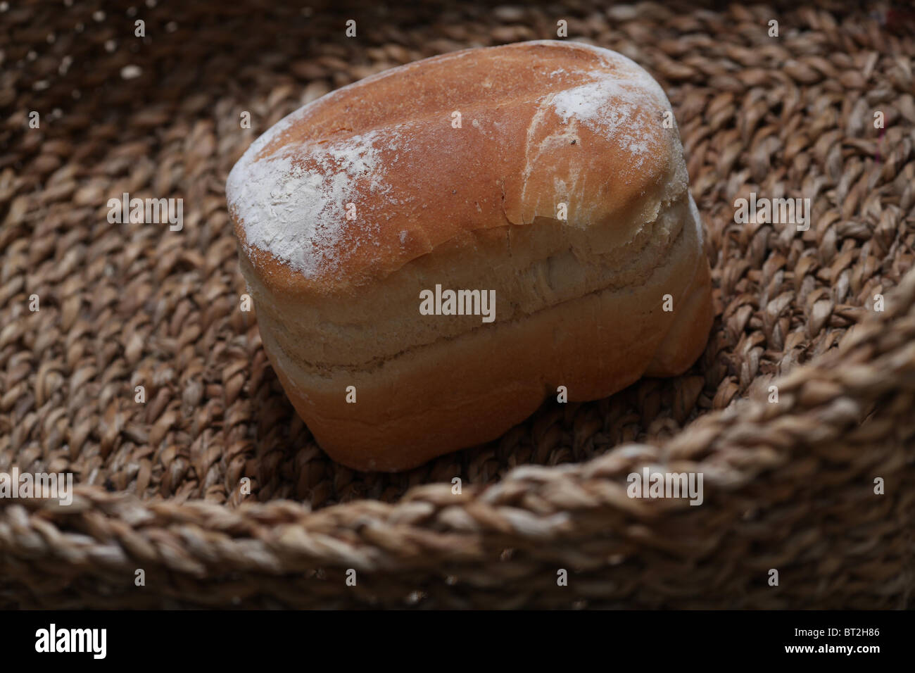 A small farmhouse white loaf Stock Photo - Alamy