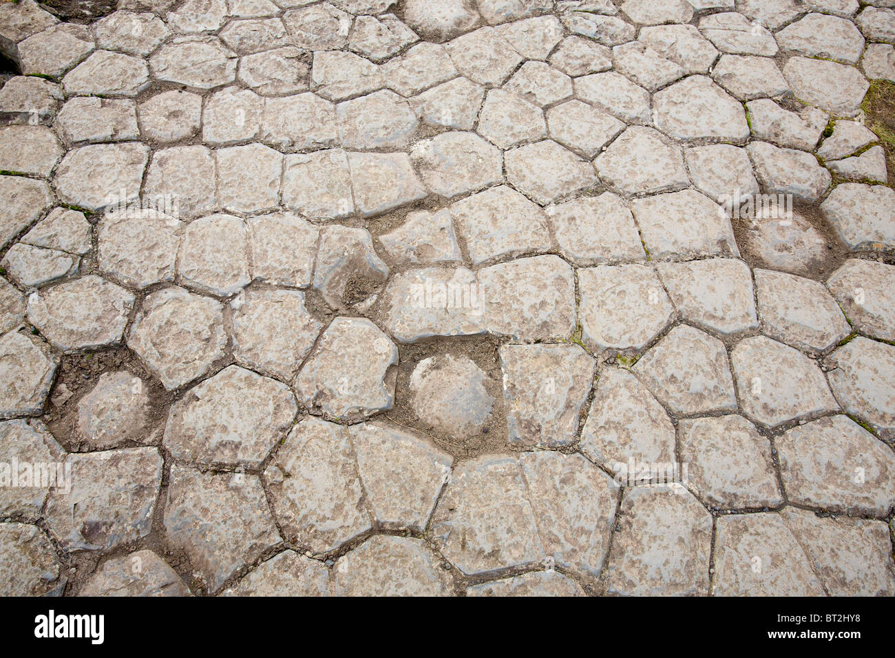 The church floor, a flat area of columnar jointing in Basalt rock at ...
