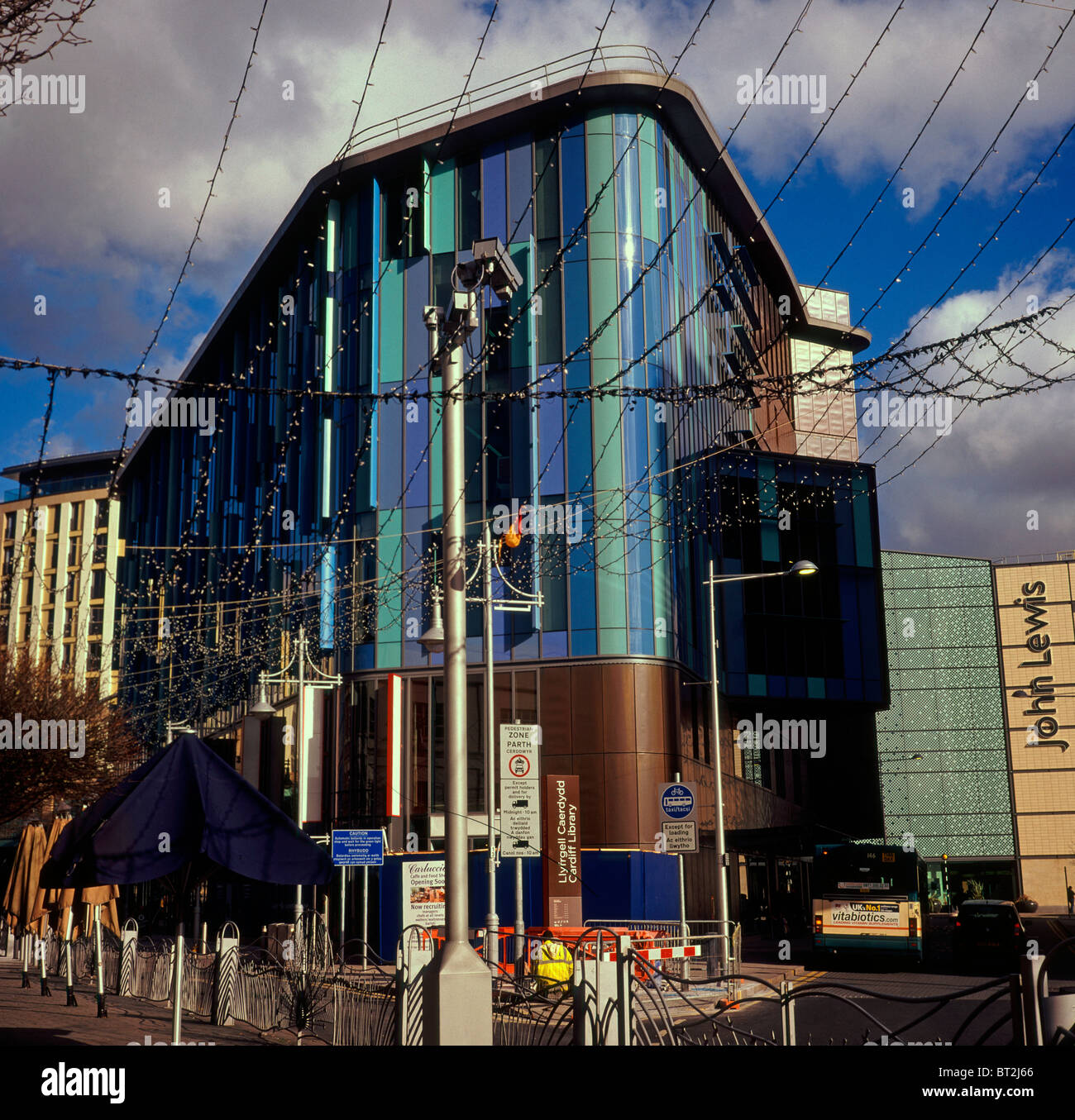 Modern architecture building Cardiff Wales Stock Photo - Alamy
