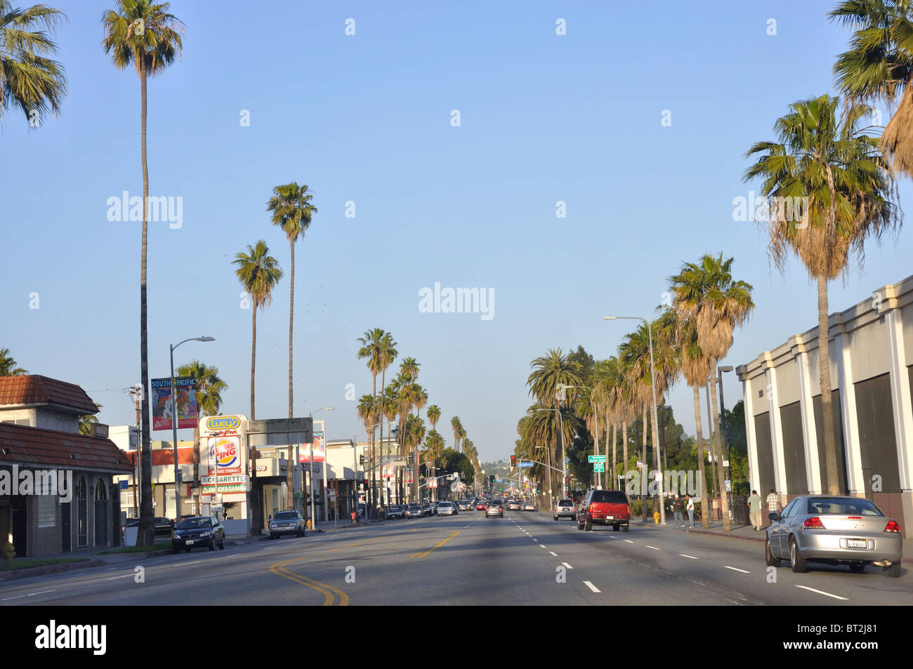 Sunset Boulevard, Beverly Hills, California, USA Stock Photo - Alamy