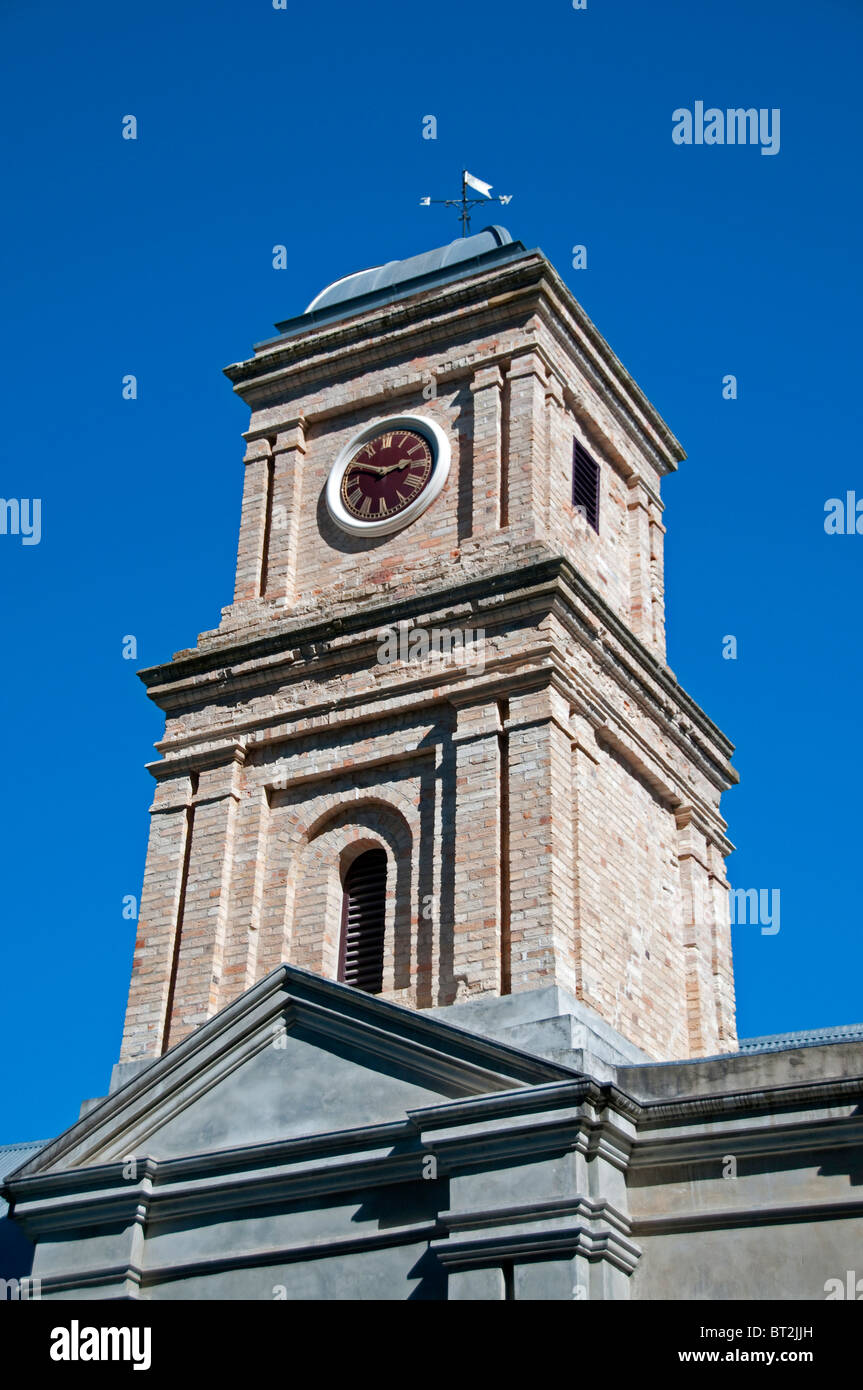 The clock tower of the Asylum building at Port Arthur Historic Site ...