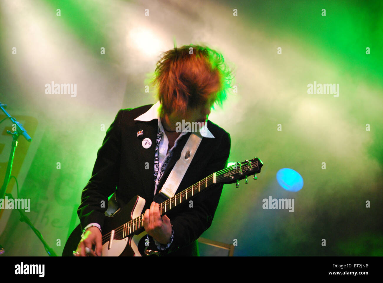 DeWolff rock band on stage at Bevrijdingsfestival 2009 Roermond ...