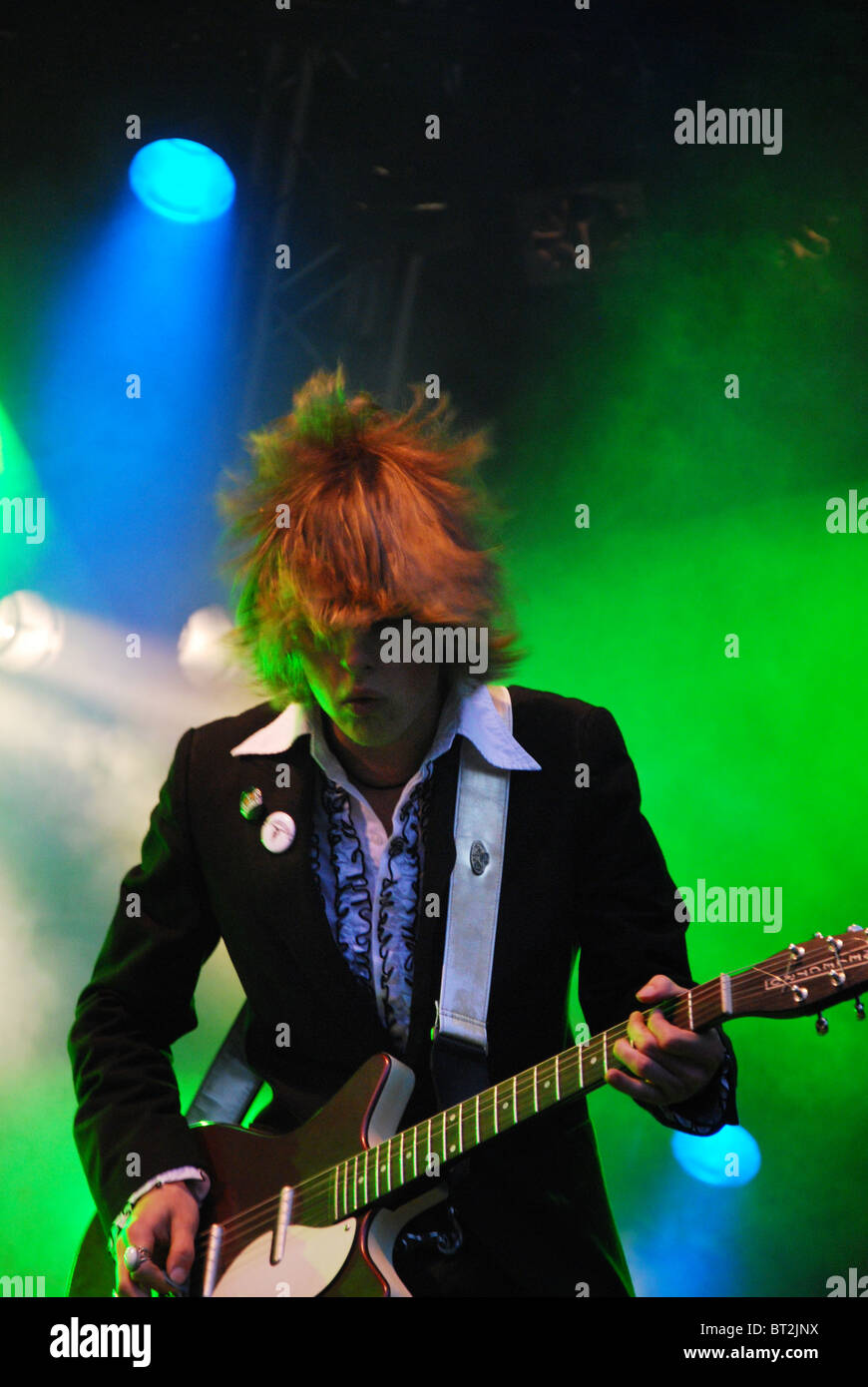 DeWolff rock band on stage at Bevrijdingsfestival 2009 Roermond ...