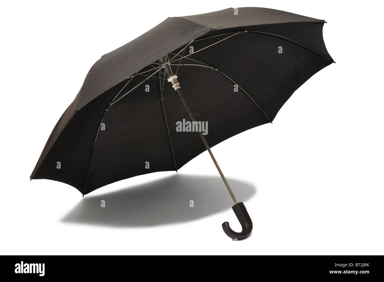 Open Black Umbrella Stock Photo - Alamy