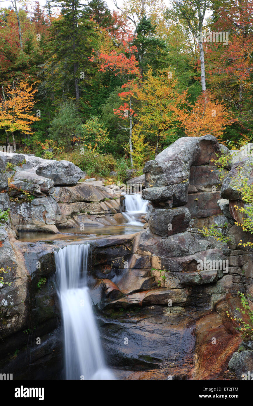 Grafton Notch State Park - Screw Auger Falls during the autumn months ...