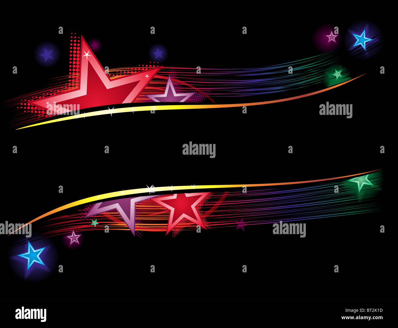 Stars in color Stock Photo - Alamy