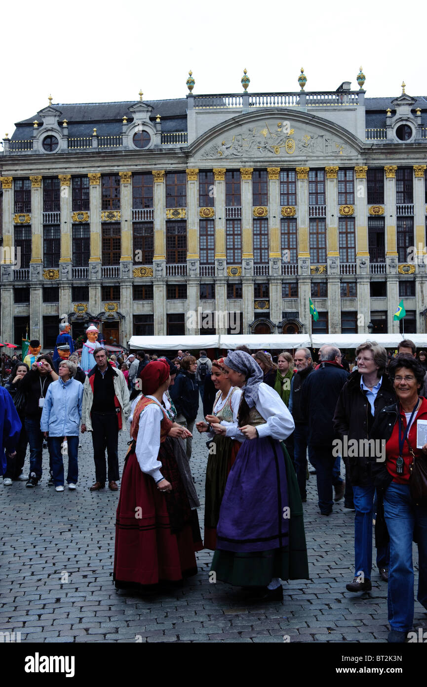 The Guild Halls, Brussels, Belgium Stock Photo - Alamy