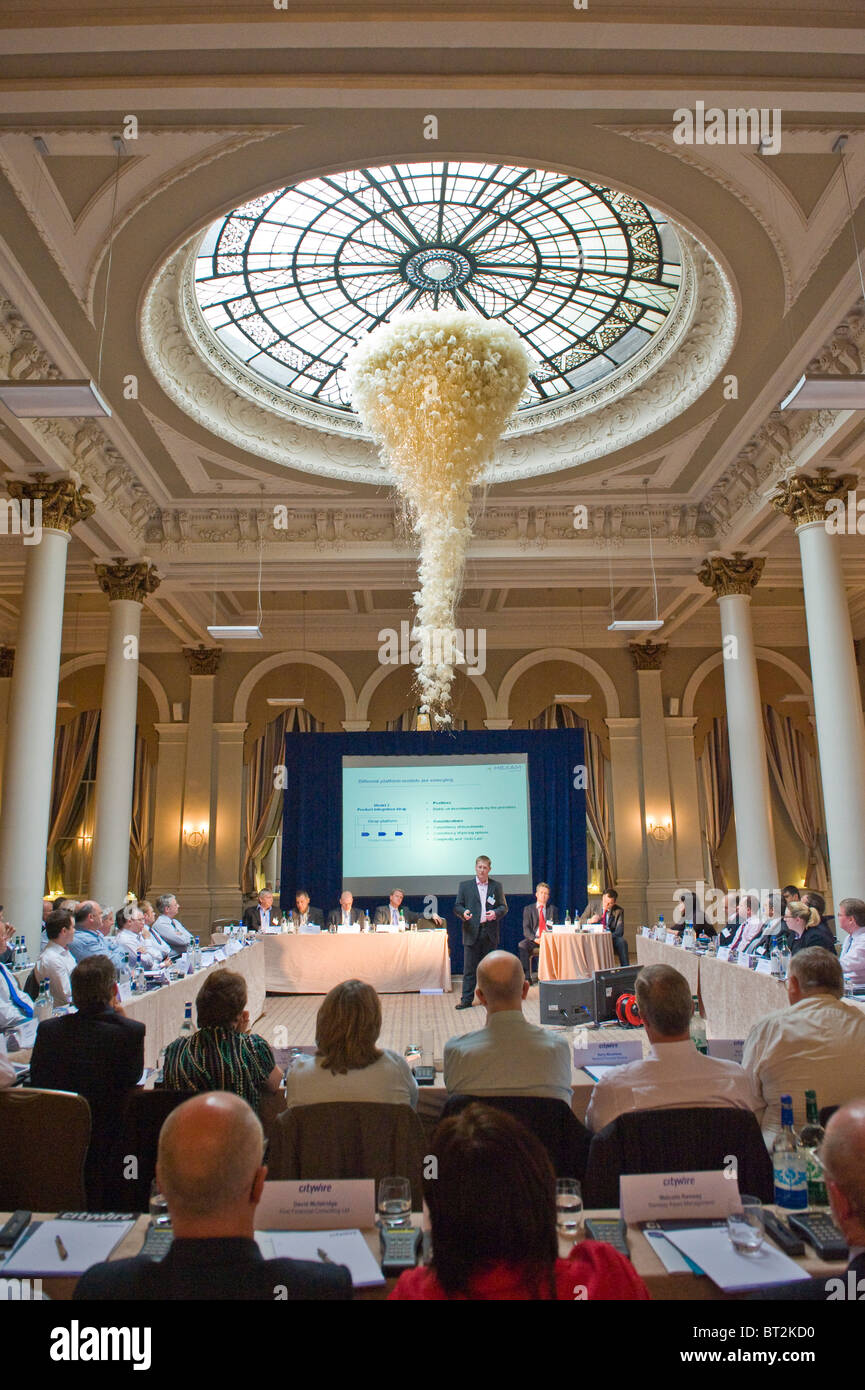 Business people attending a conference Stock Photo - Alamy