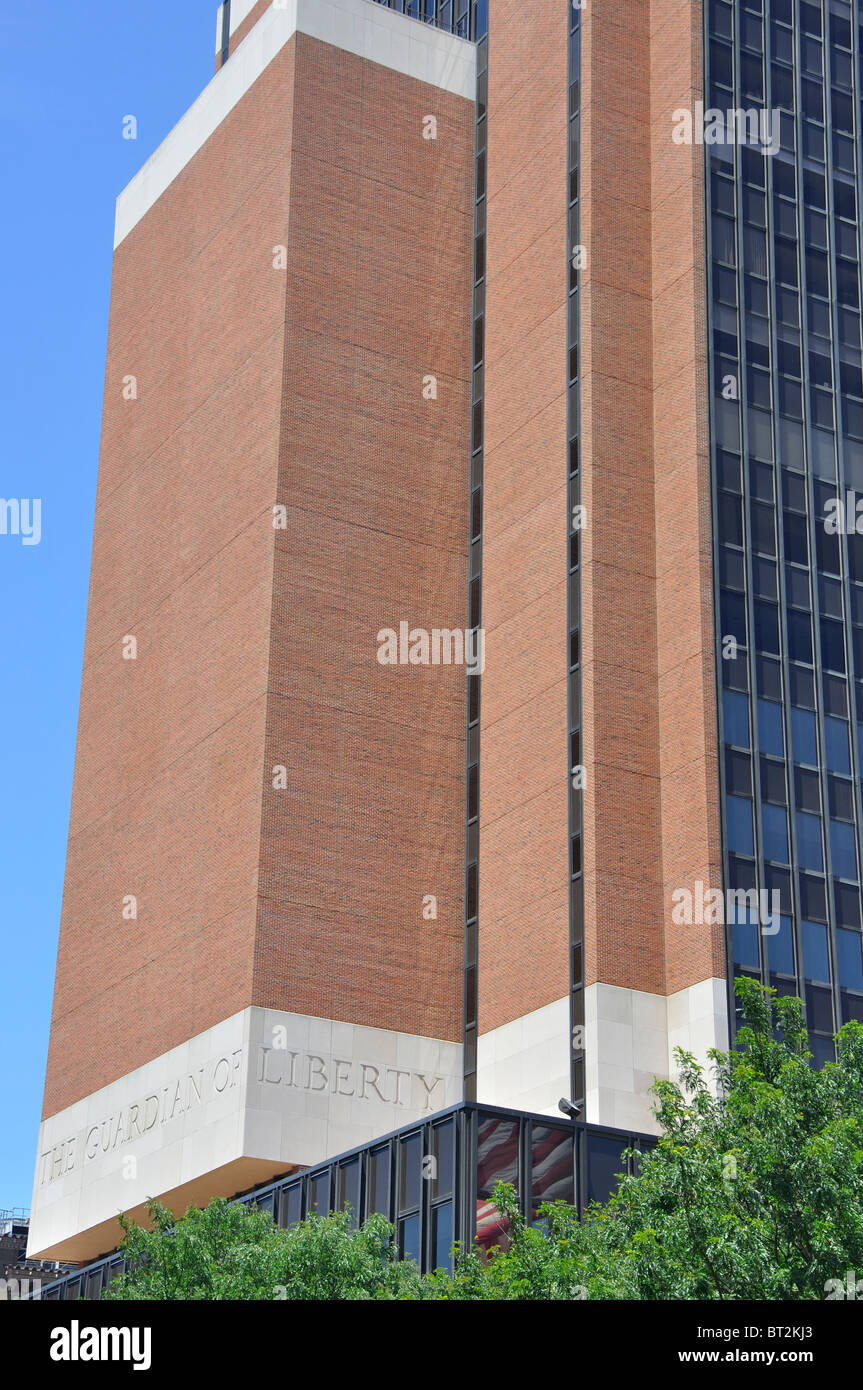 Federal Building with "The Guardian of Liberty" legend, Philadelphia ...