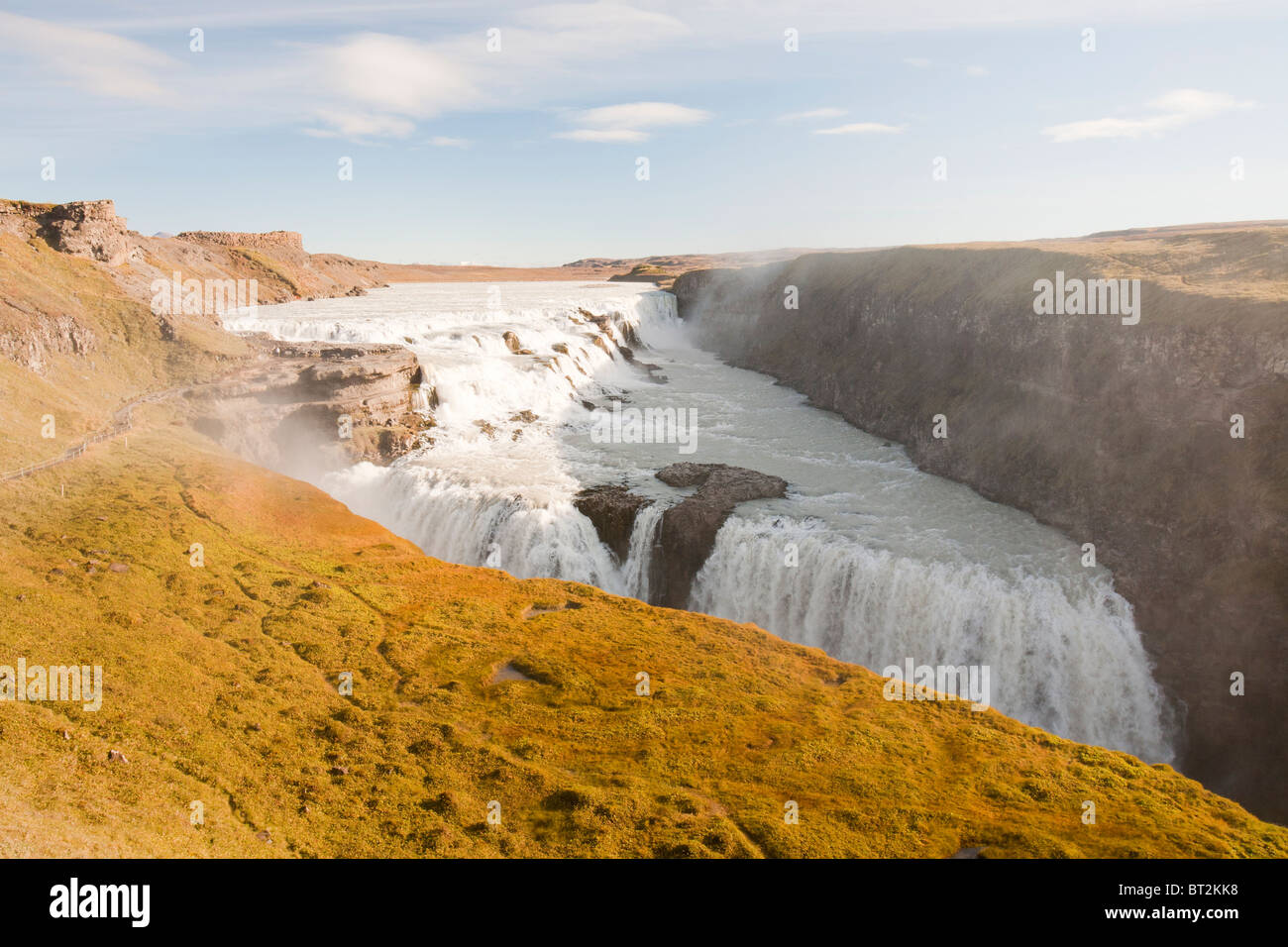 Gullfoss, Icelands most famous and arguably most impressive waterfall ...