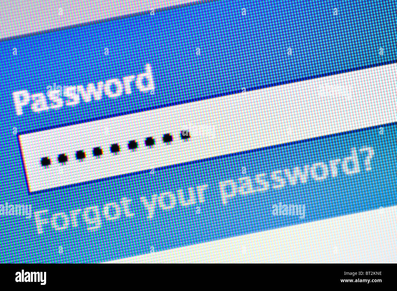 Sign In / Log in page Stock Photo - Alamy