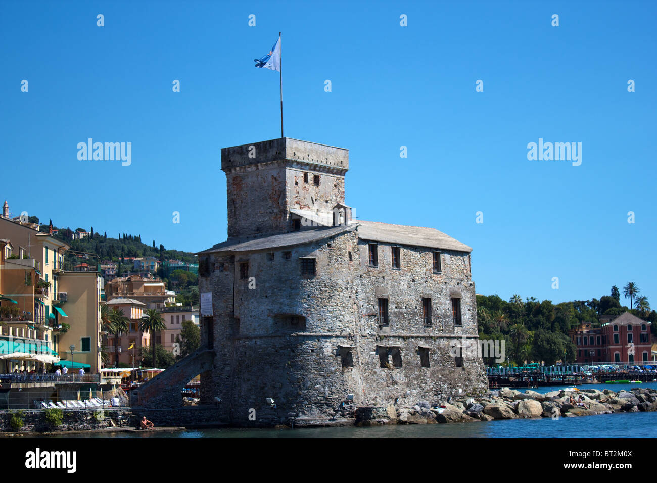 Castello di Rapallo Stock Photo - Alamy