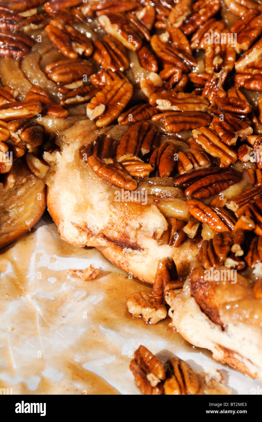 Pecan Covered Rolls Stock Photo - Alamy