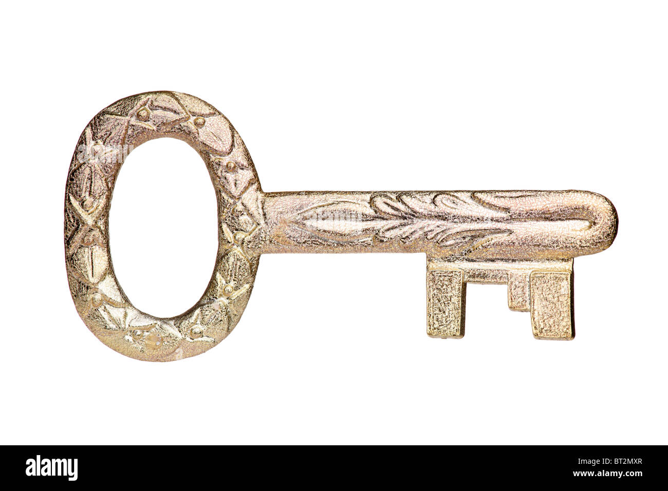 A view of an old style key Stock Photo - Alamy