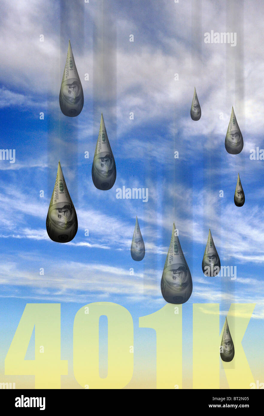 Money falling hi-res stock photography and images - Alamy