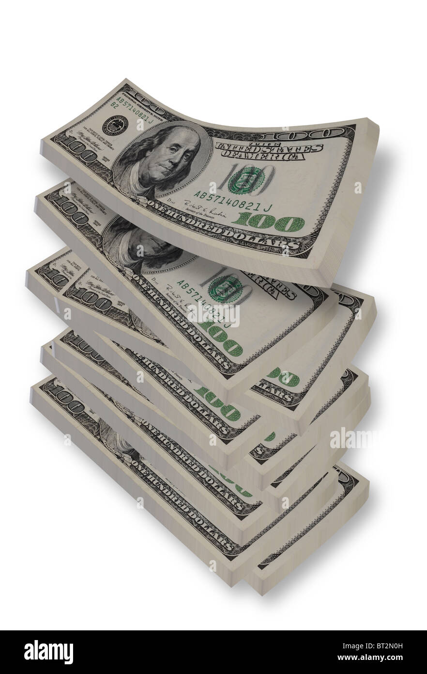 Stack dollars hi-res stock photography and images - Alamy