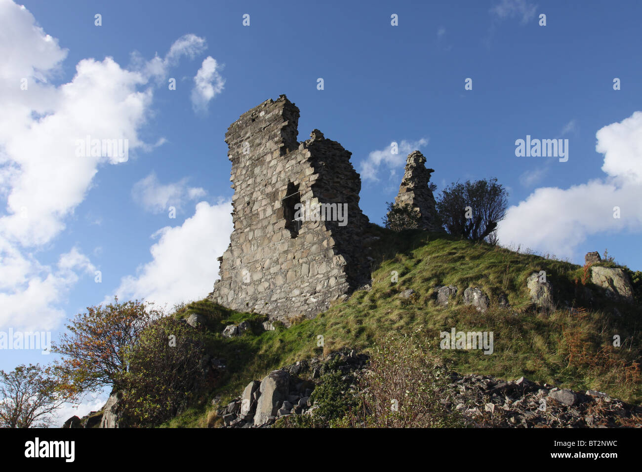 Maol Castle Isle of Skye Scotland October 2010 Stock Photo - Alamy