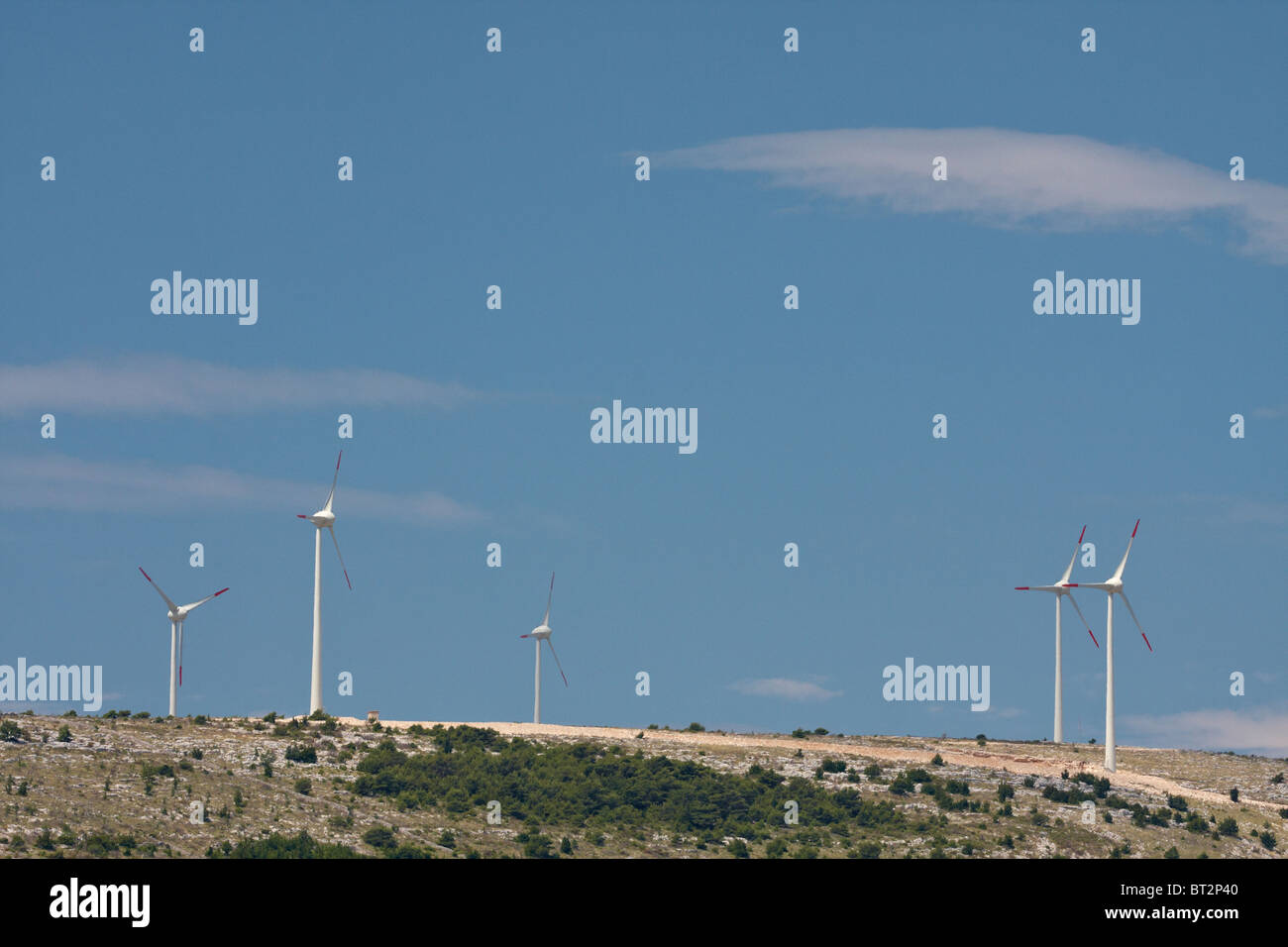 Wind farm, Croatia Stock Photo - Alamy
