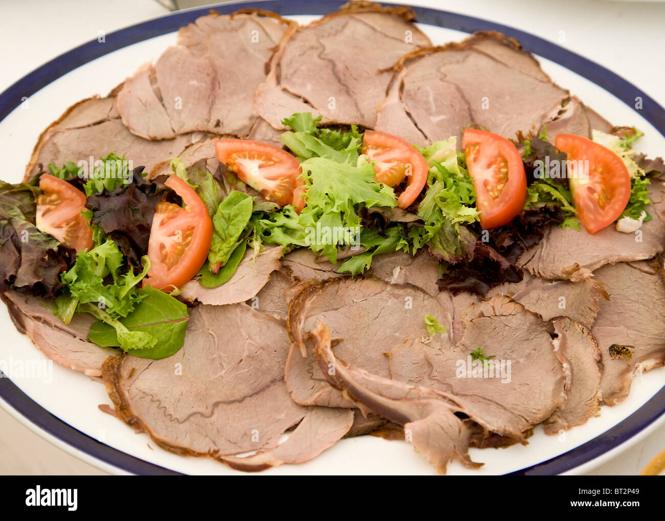 Sliced Beef at a Buffet Stock Photo - Alamy