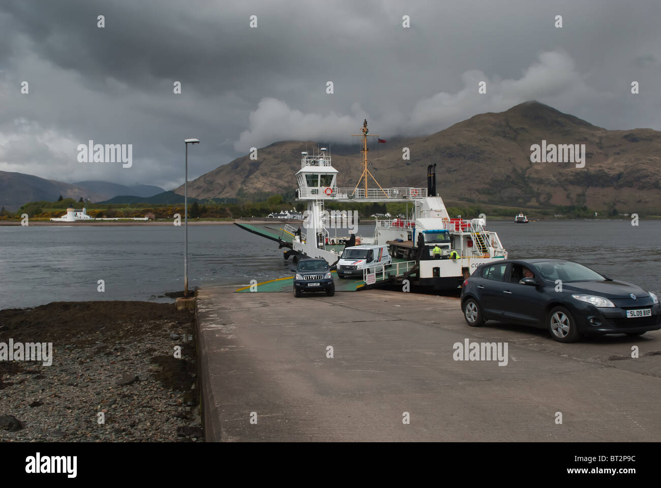 The Corran ferry Stock Photo - Alamy