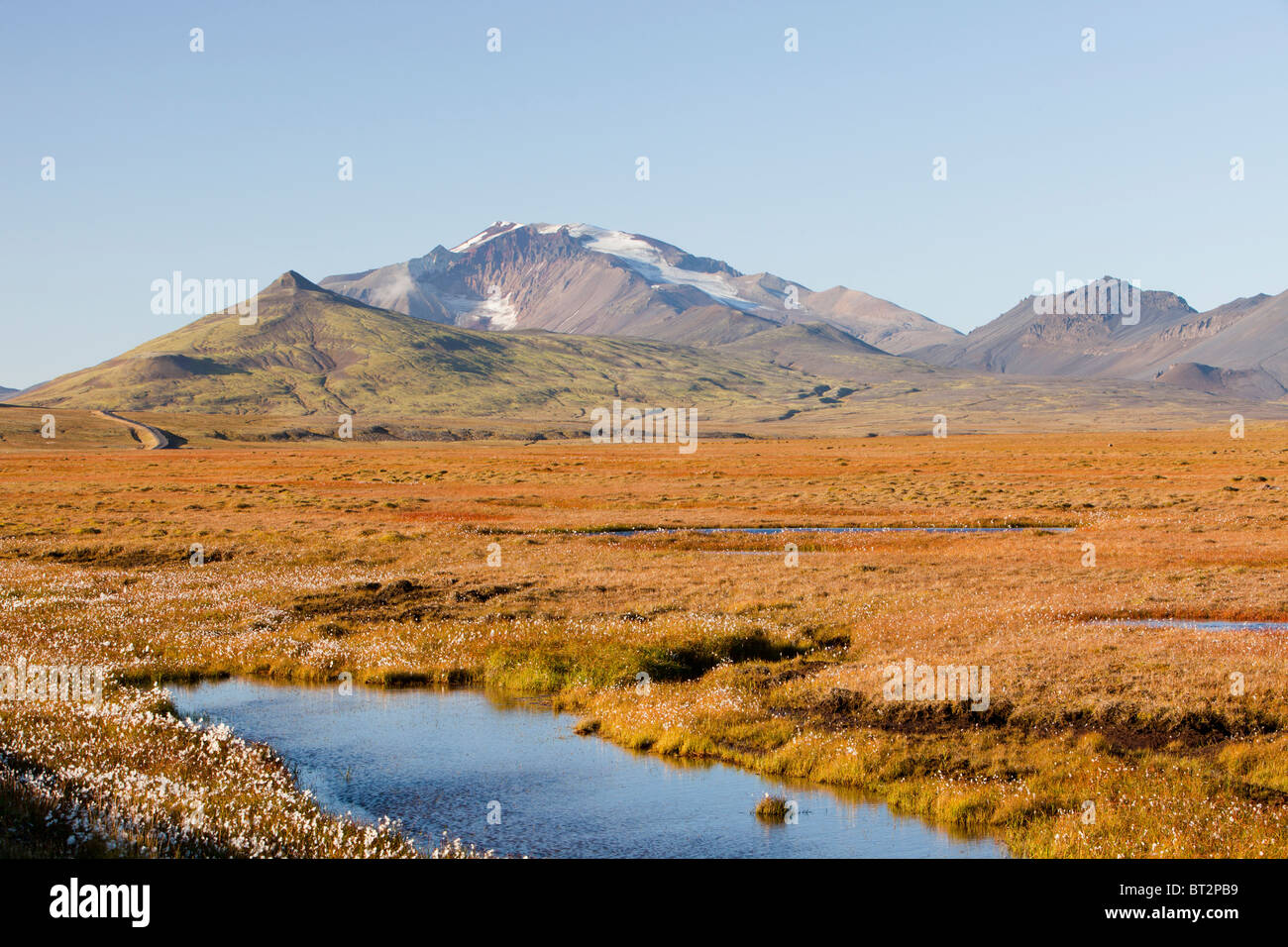 Snaefell at 1835 metres is one of Icelands highest peaks Stock Photo ...