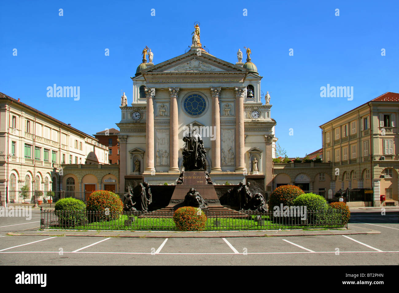 Turin.CHURCH OF MARY HELP OF CHRISTIANS Stock Photo - Alamy