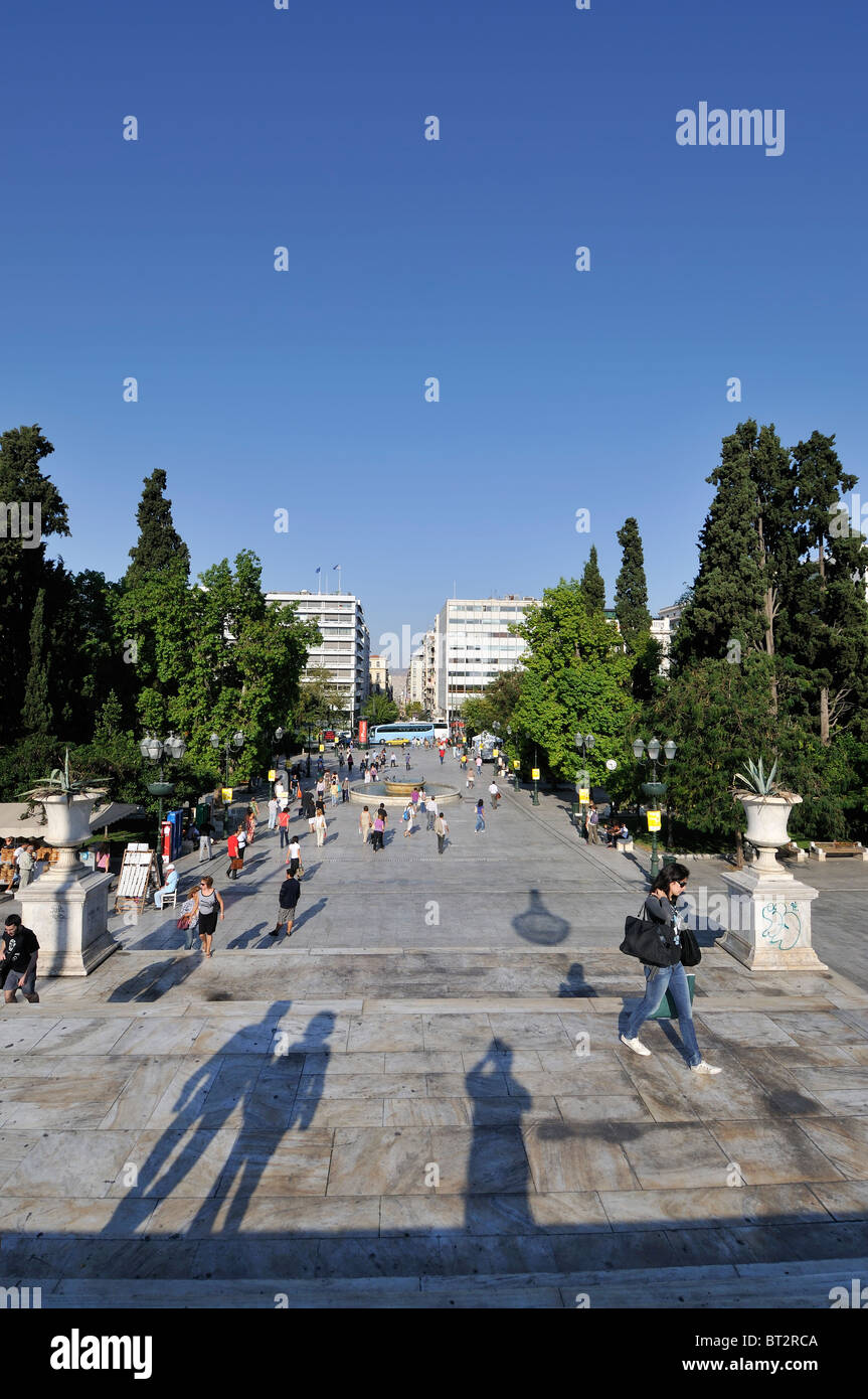 Syntagma square athens hi-res stock photography and images - Alamy