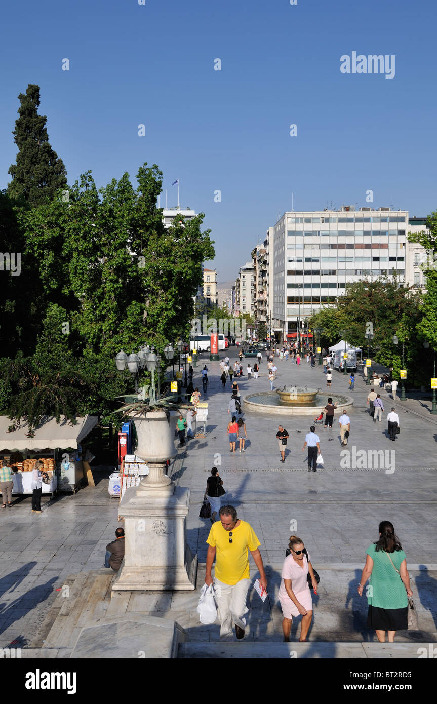 Syntagma square, Athens, Greece Stock Photo - Alamy