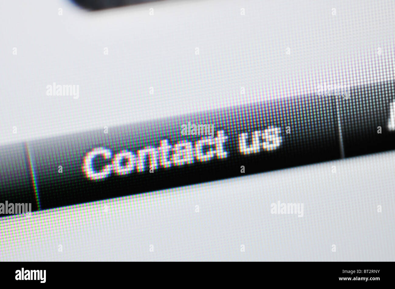 Contact Us button on website screen Stock Photo - Alamy