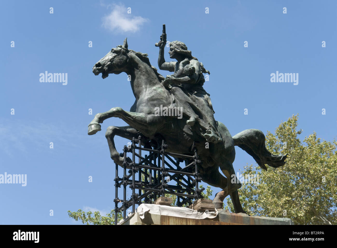 Monumento ad Anita Garibaldi, Rome Stock Photo - Alamy