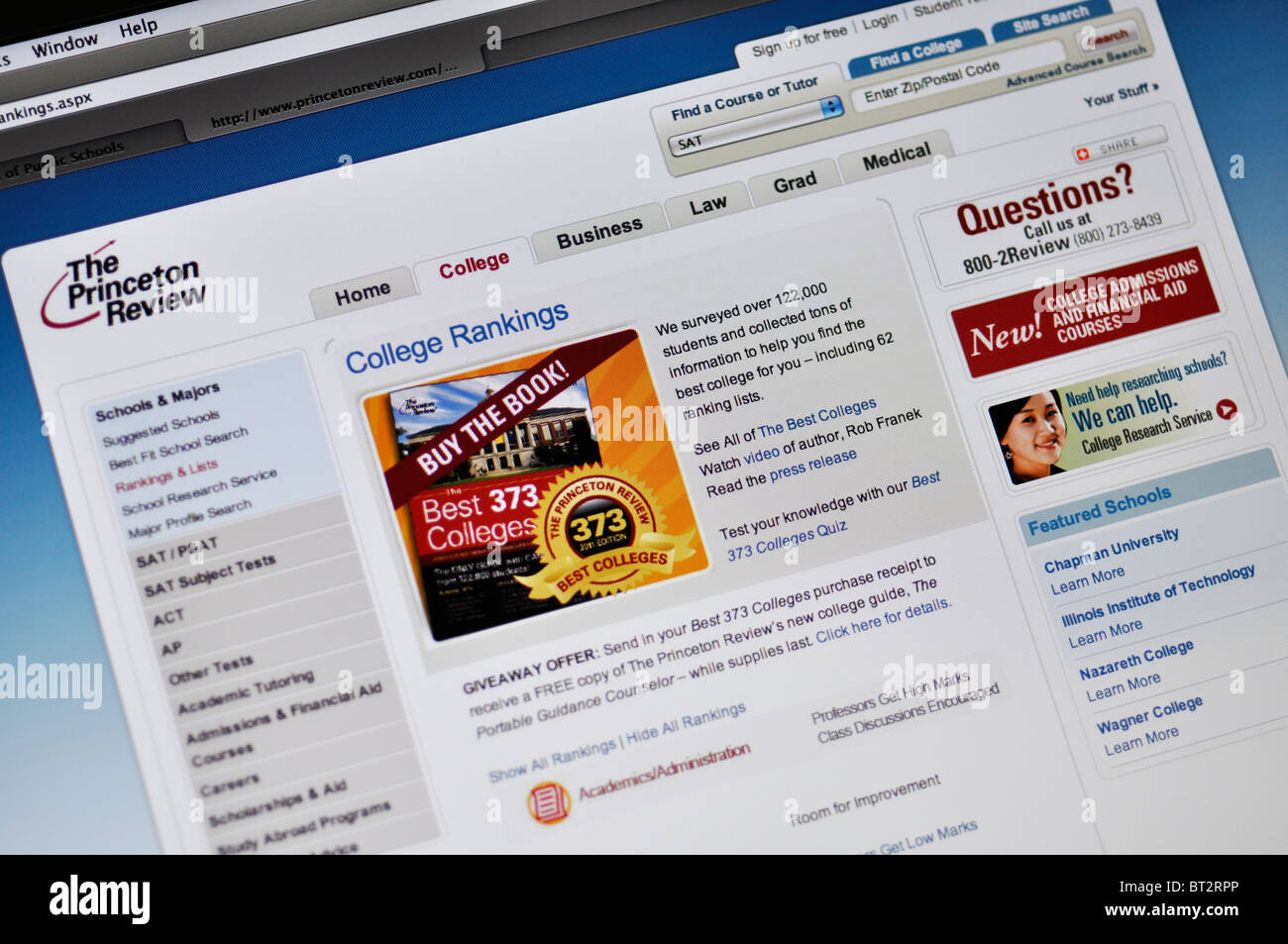 Screenshot college website hi-res stock photography and images - Alamy