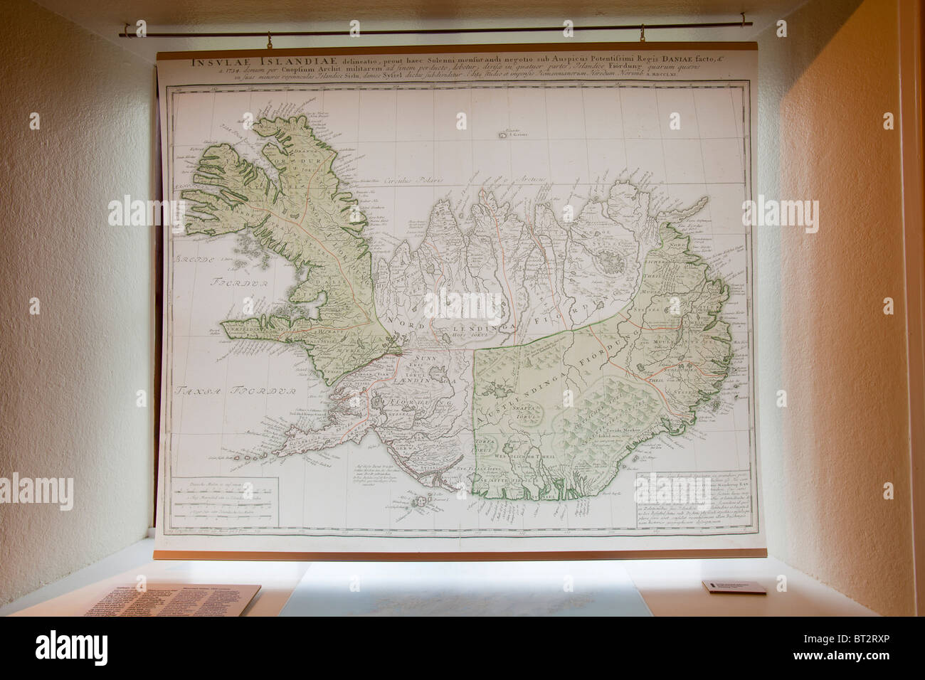 Map of iceland old hi-res stock photography and images - Alamy