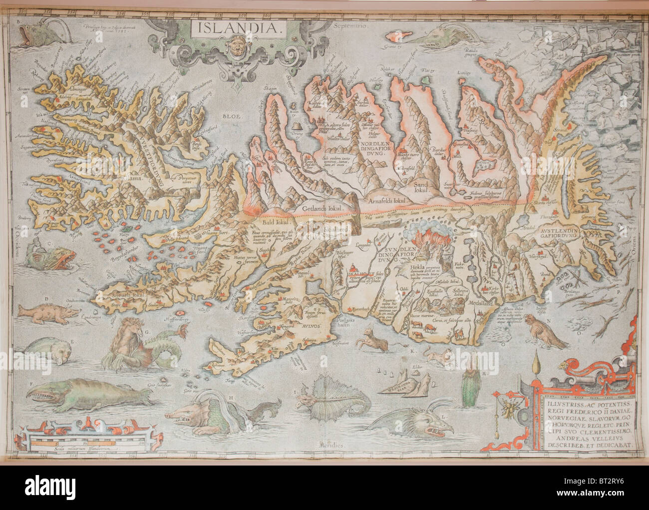Old map of iceland hi-res stock photography and images - Alamy