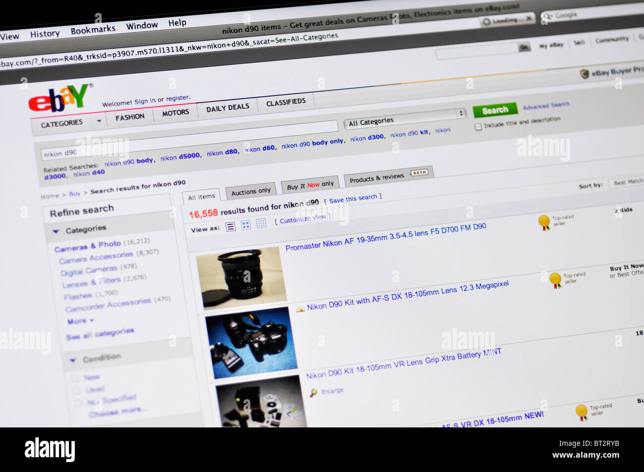 Ebay cameras hi-res stock photography and images - Alamy