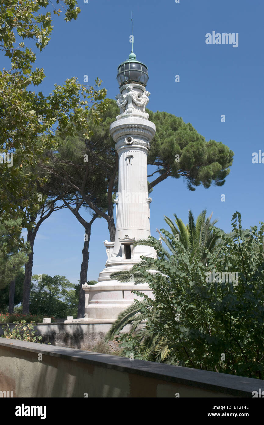 Lighthouse, Janiculum hill, Rome Stock Photo - Alamy