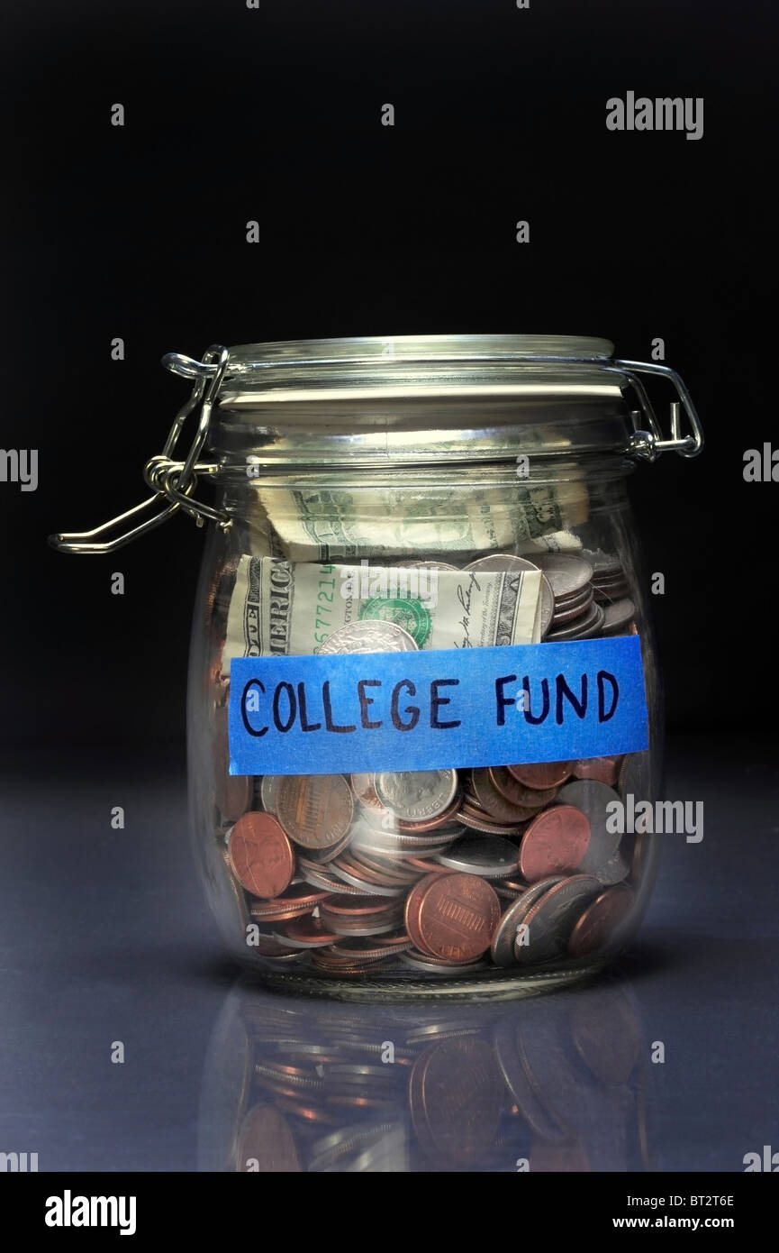 College Fund Jar Stock Photo - Alamy