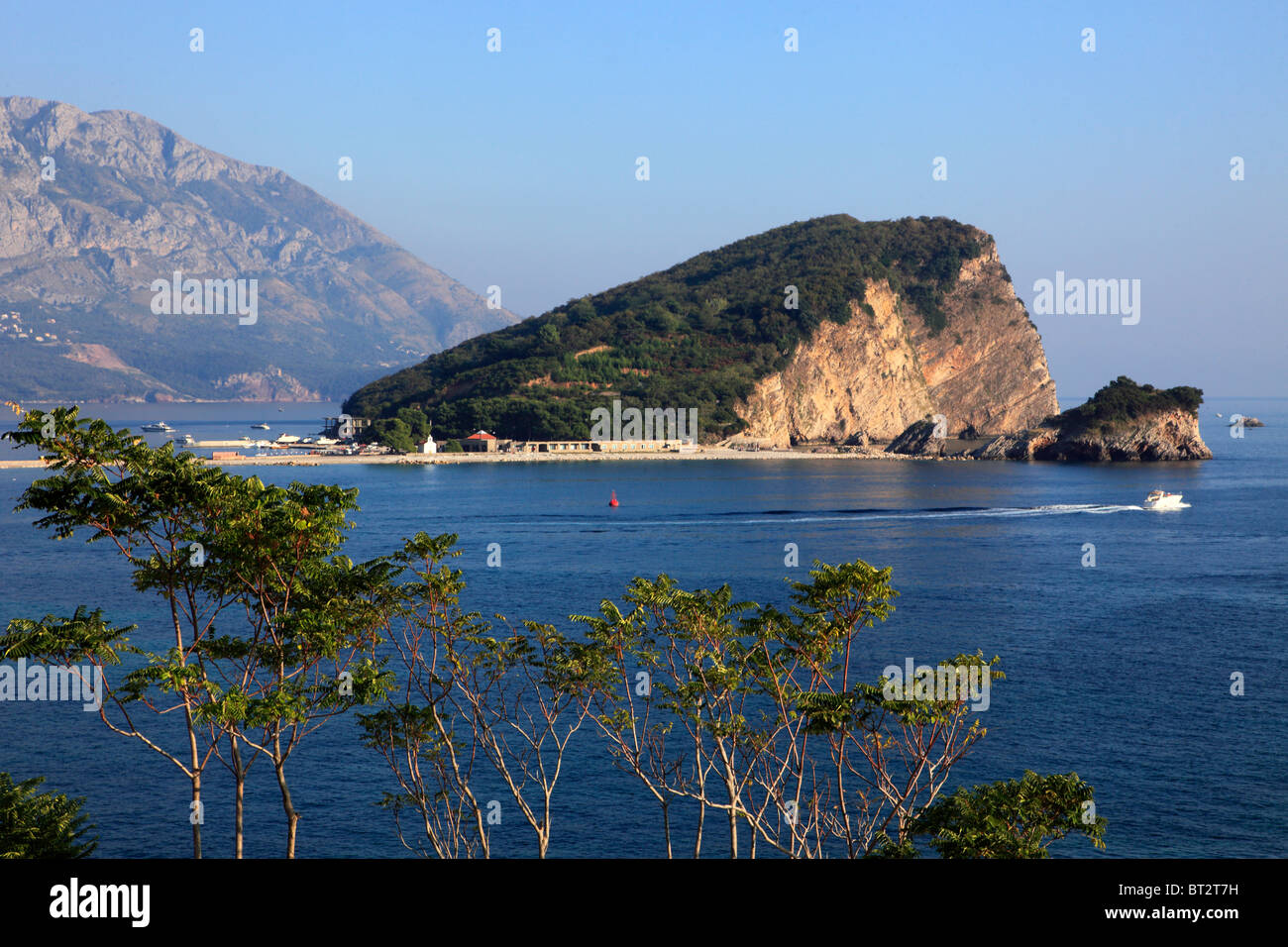 Montenegro, Budva, St Nikola Island, scenery Stock Photo - Alamy