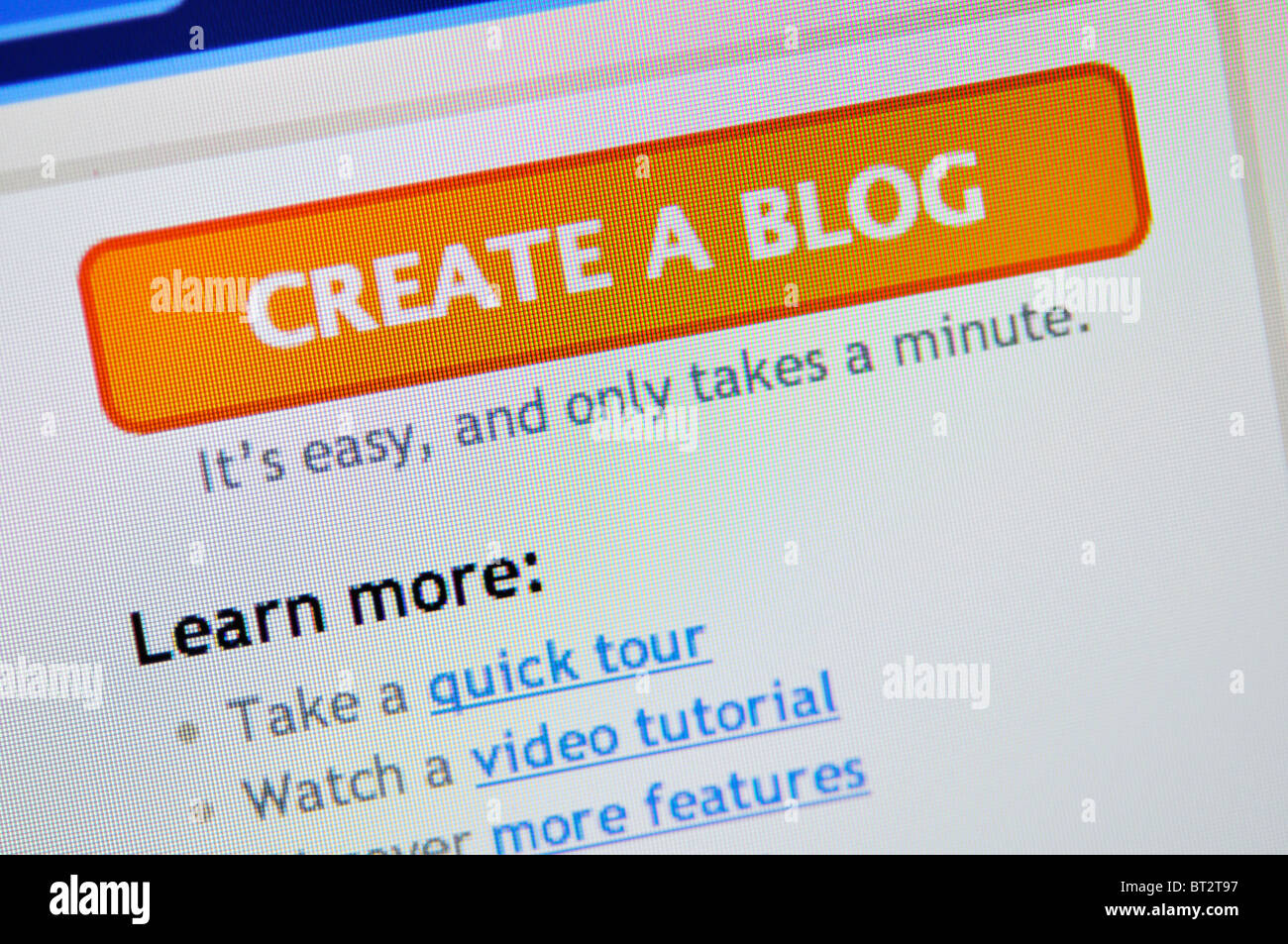 Blogspot website hi-res stock photography and images - Alamy