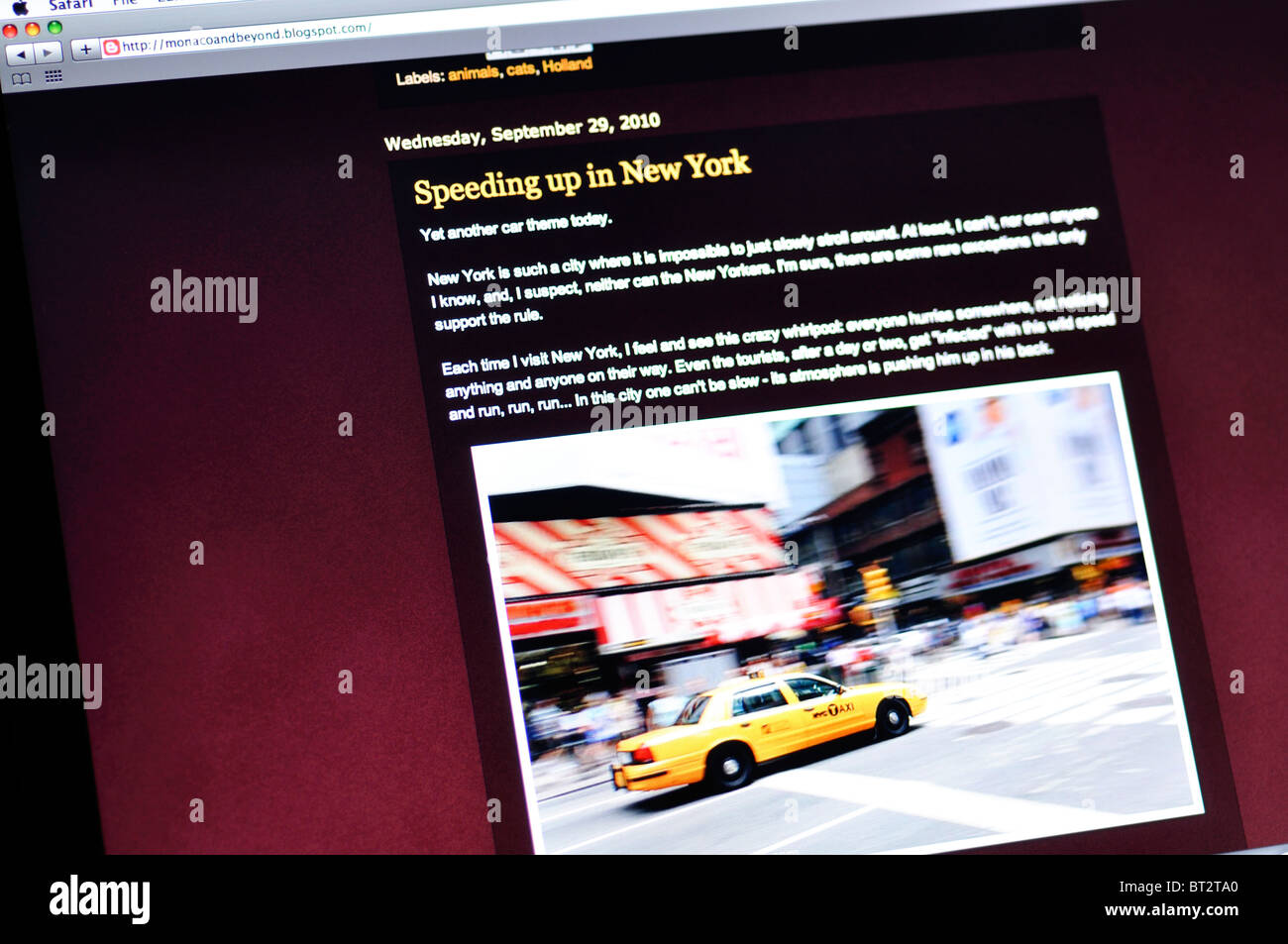 Blogspot website hi-res stock photography and images - Alamy