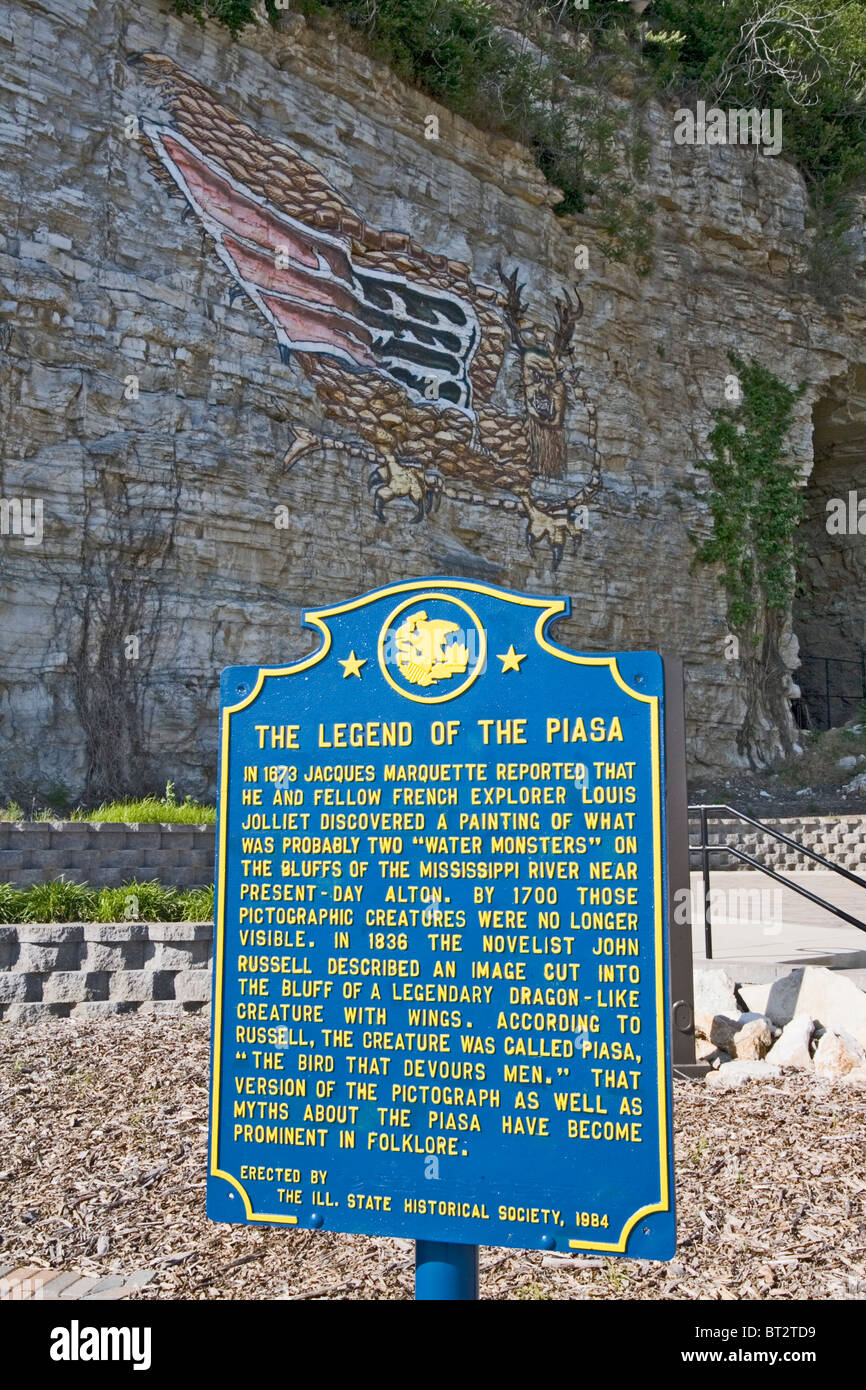 Piasa mississippi hi-res stock photography and images - Alamy
