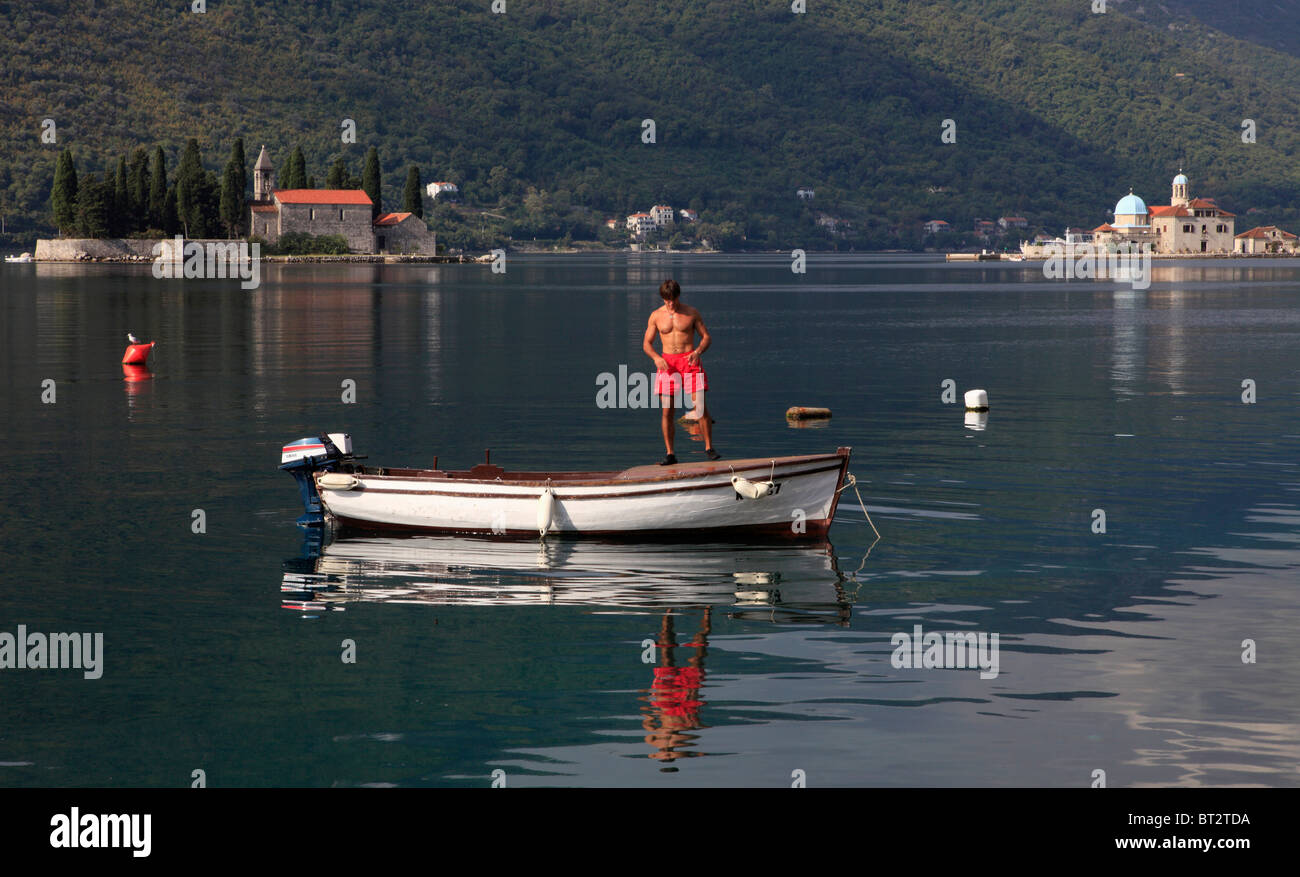 Perast Islands Montenegro Stock Photos & Perast Islands Montenegro ...