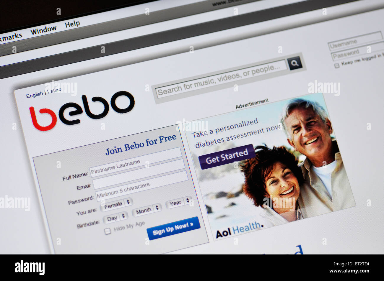Bebo hi-res stock photography and images - Alamy