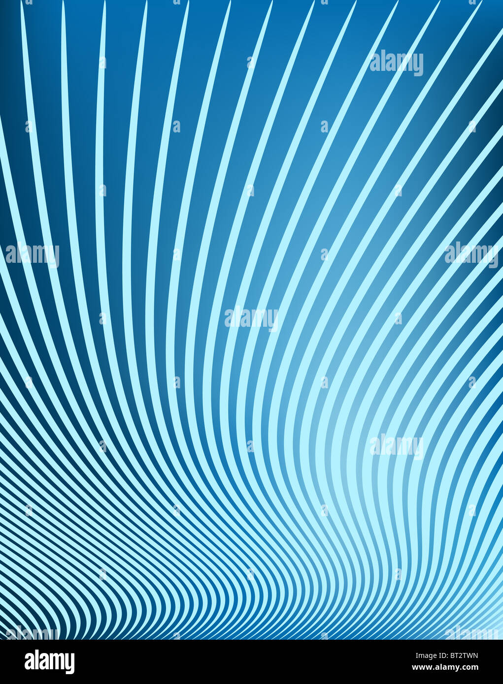 Abstract illustration of a blue stripe pattern Stock Photo - Alamy