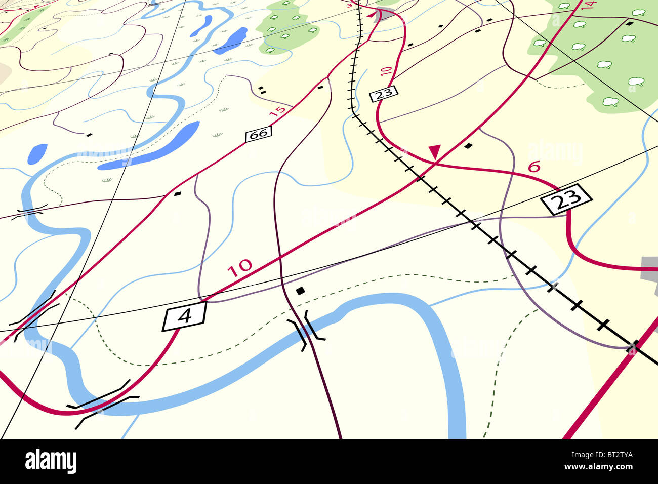 Simple Road Map Without Words