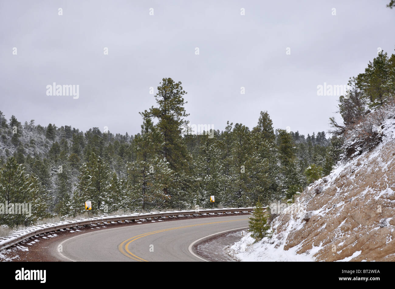 New Mexico in winter, USA Stock Photo - Alamy