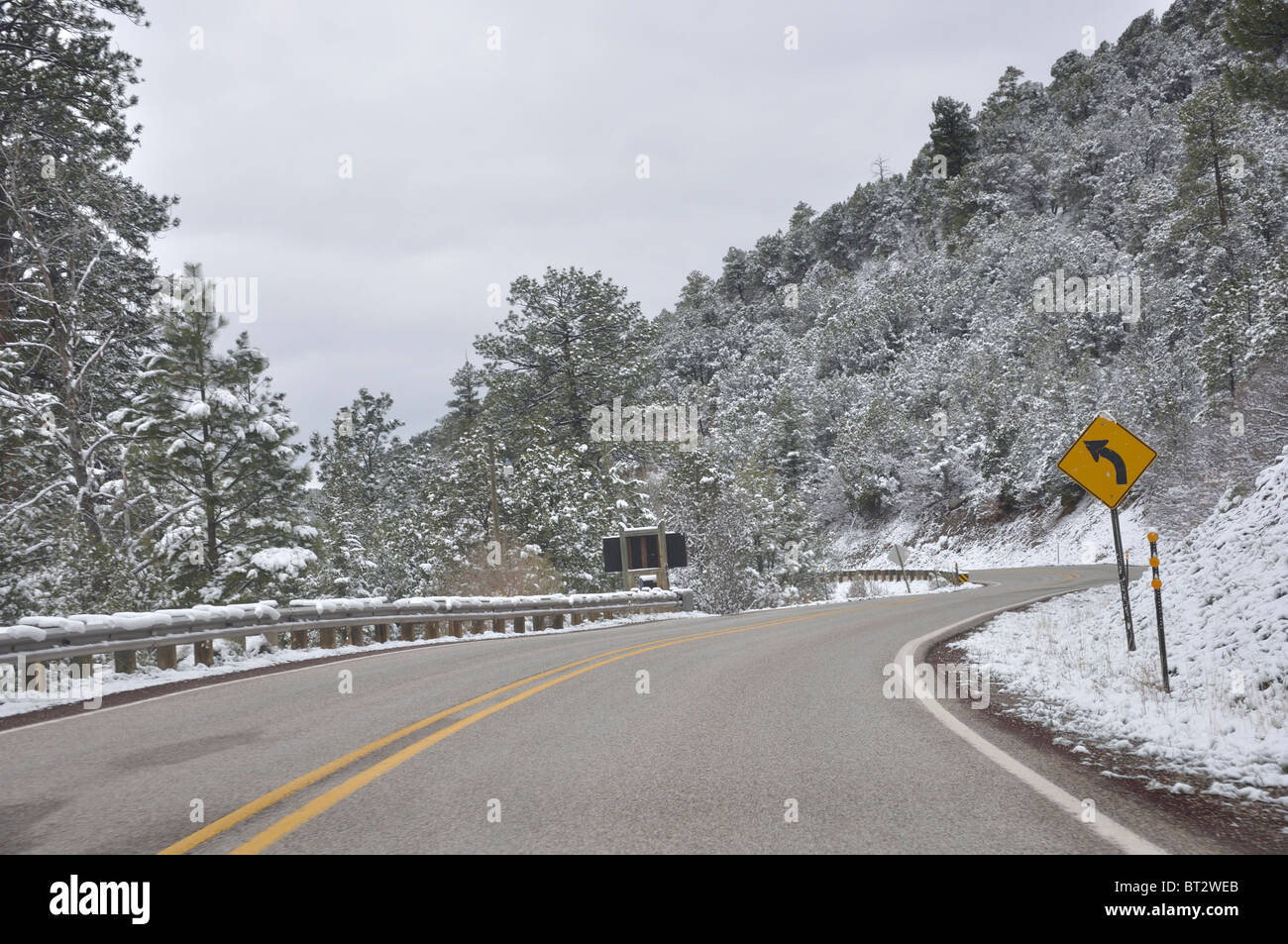 New Mexico in winter, USA Stock Photo - Alamy