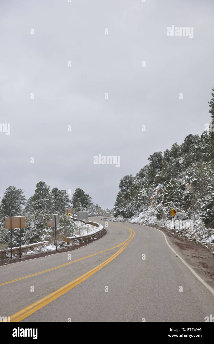 New Mexico in winter, USA Stock Photo - Alamy