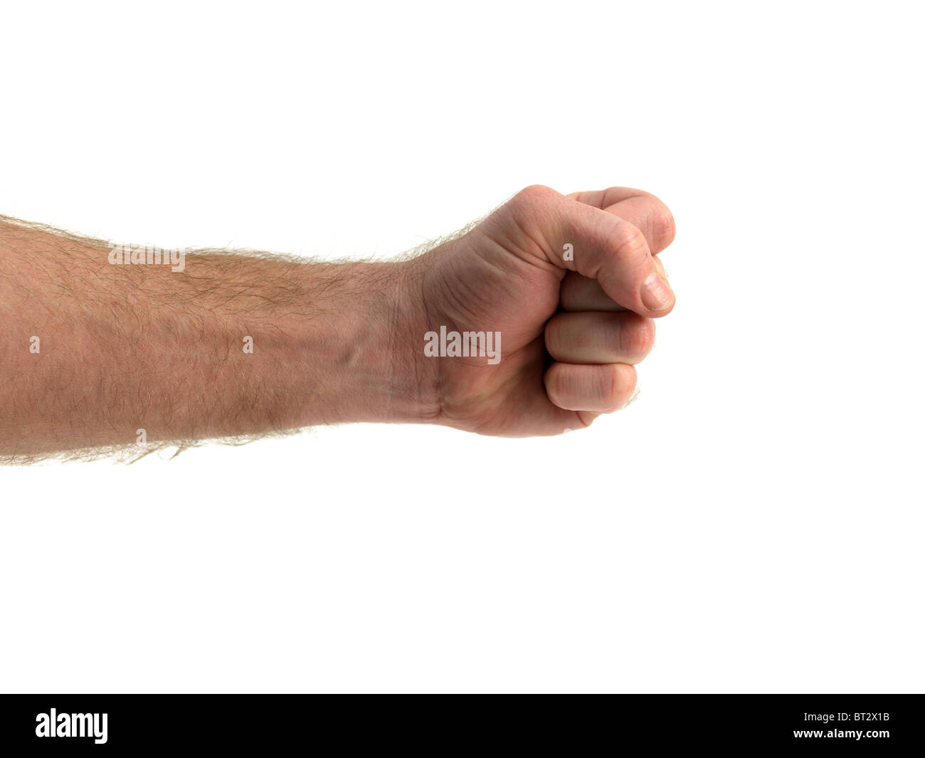A hand isolated against a white background Stock Photo - Alamy