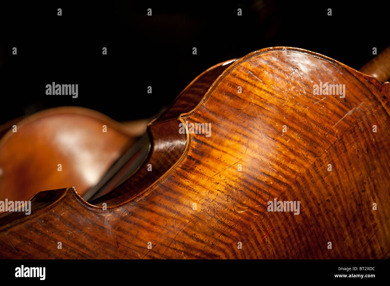 part of vintage cello Stock Photo - Alamy