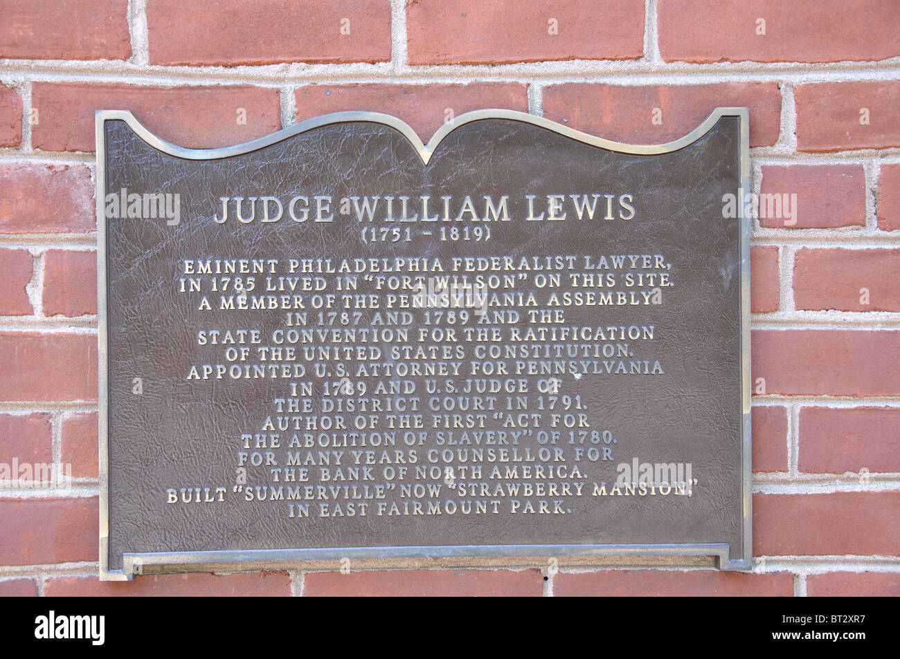 Judge William Lewis house, Philadelphia, Pennsylvania, USA Stock Photo ...